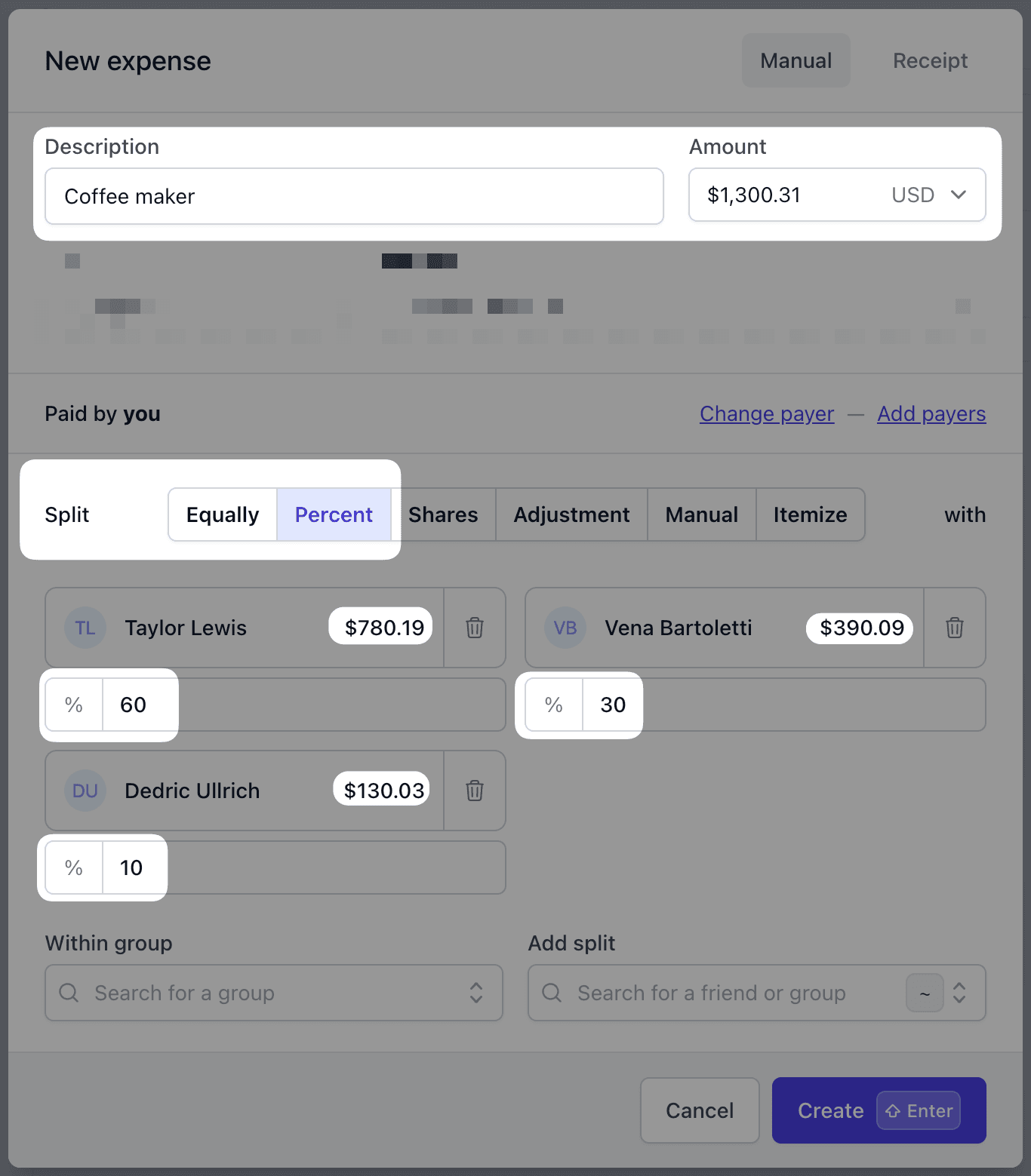 How to split bills efficiently: Choosing the right split type ...