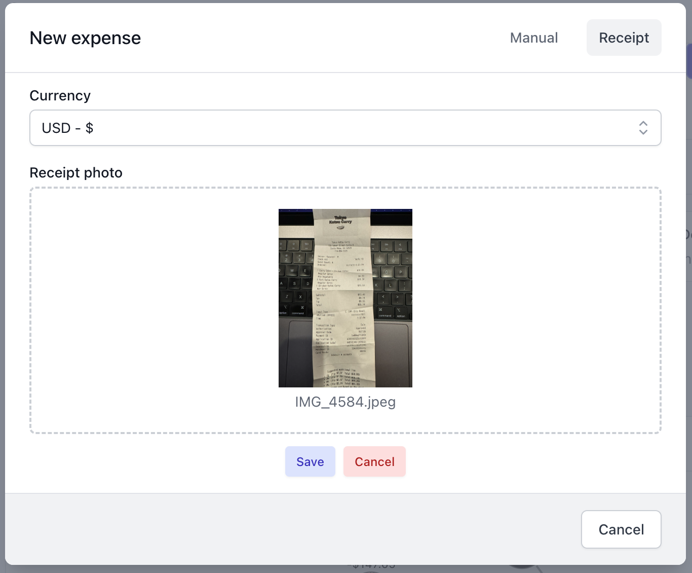 Expenses Receipt Receipt Organizer Template | Notion Marketplace